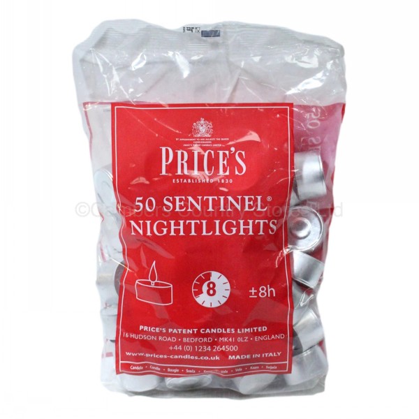 Prices Candles Sentinel Nightlights 50 Pack | Cambers Country Store