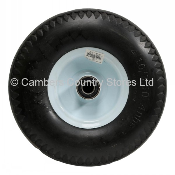 Puncture Proof Wheel White Metal Hub 260mm | Cambers Country Store